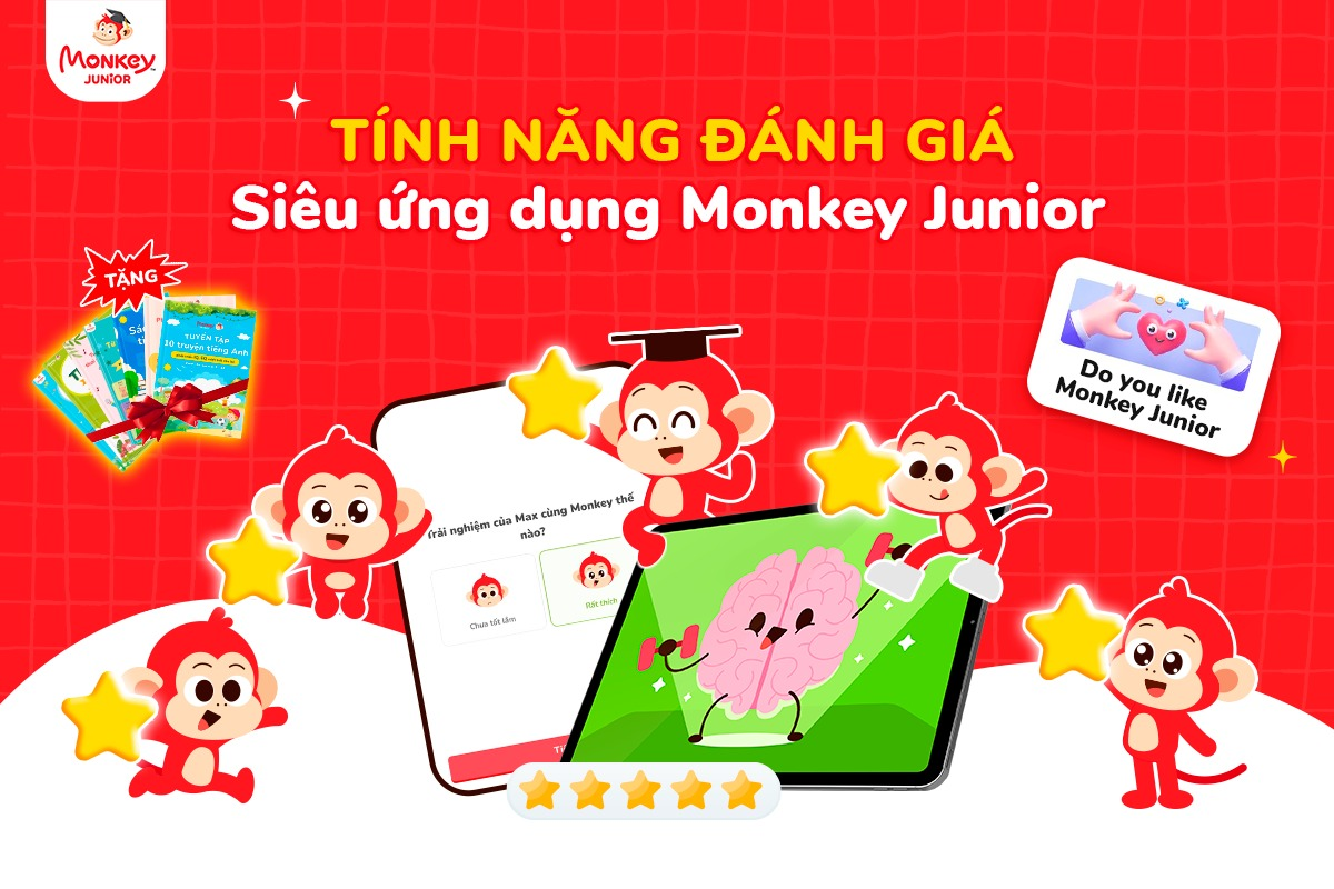 Đánh giá Siêu ứng dụng Monkey Junior nhận ngay Ebook miễn phí