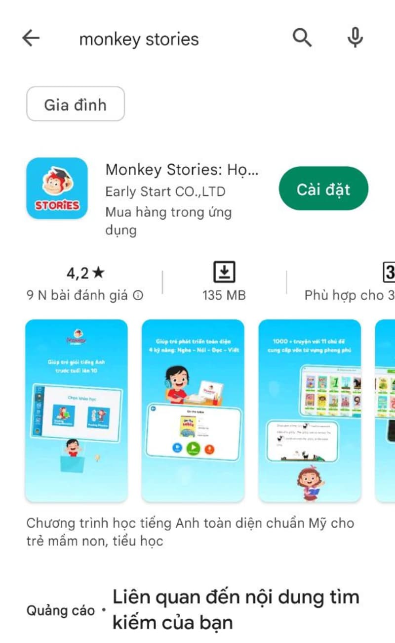 Cách học thử Monkey Stories miễn phí đơn giản nhất