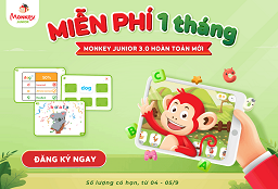 Học thử miễn phí Monkey Junior 3.0 hoàn toàn mới