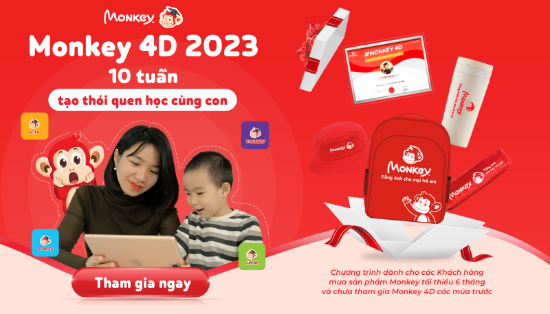Thể lệ chi tiết chương trình Monkey 4D 2022