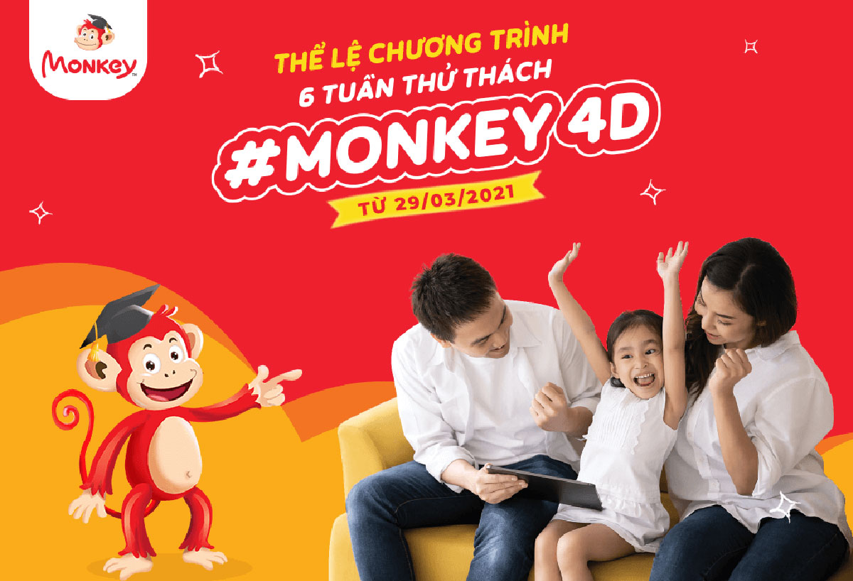 Tham gia ngay “6 tuần thử thách #Monkey4D cùng Monkey Stories”
