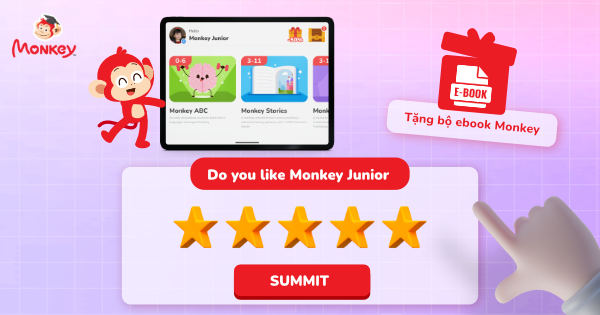 Đánh giá Siêu ứng dụng Monkey Junior nhận ngay Ebook miễn phí